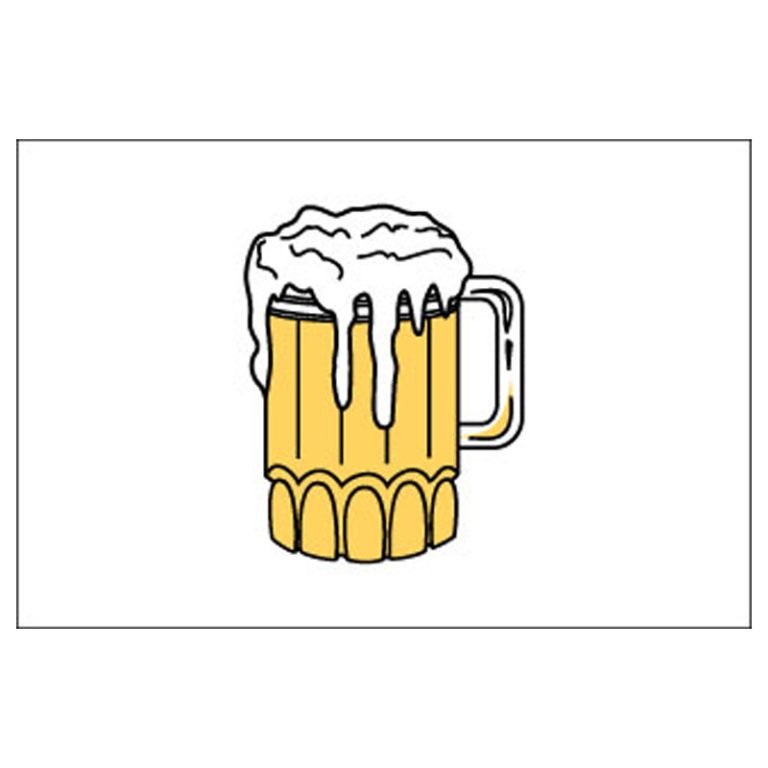 Beer Mug Bow Flag - W.G.N Flag & Decorating Co