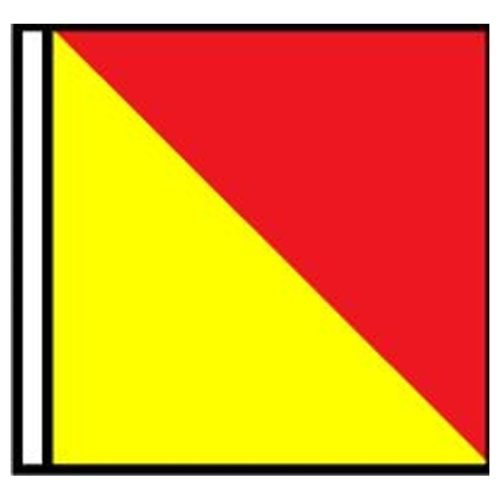Code Flag O w/ Grommets - W.G.N Flag & Decorating Co