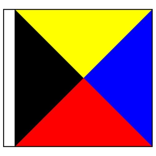 Code Flag Z w/ Grommets - W.G.N Flag & Decorating Co