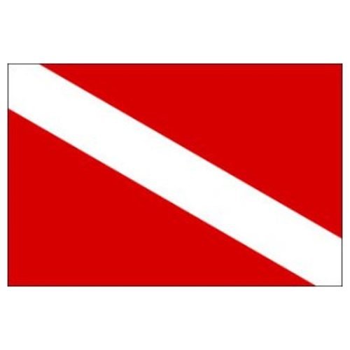 Skin Diver Down Flag - W.G.N Flag & Decorating Co